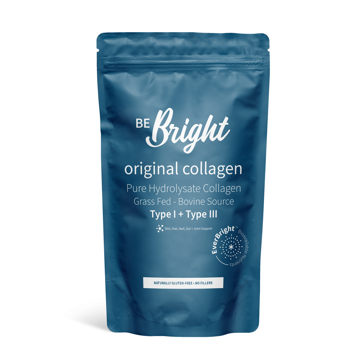 Buy 100% pure, hydrolyzed Collagen Powder - Be Bright