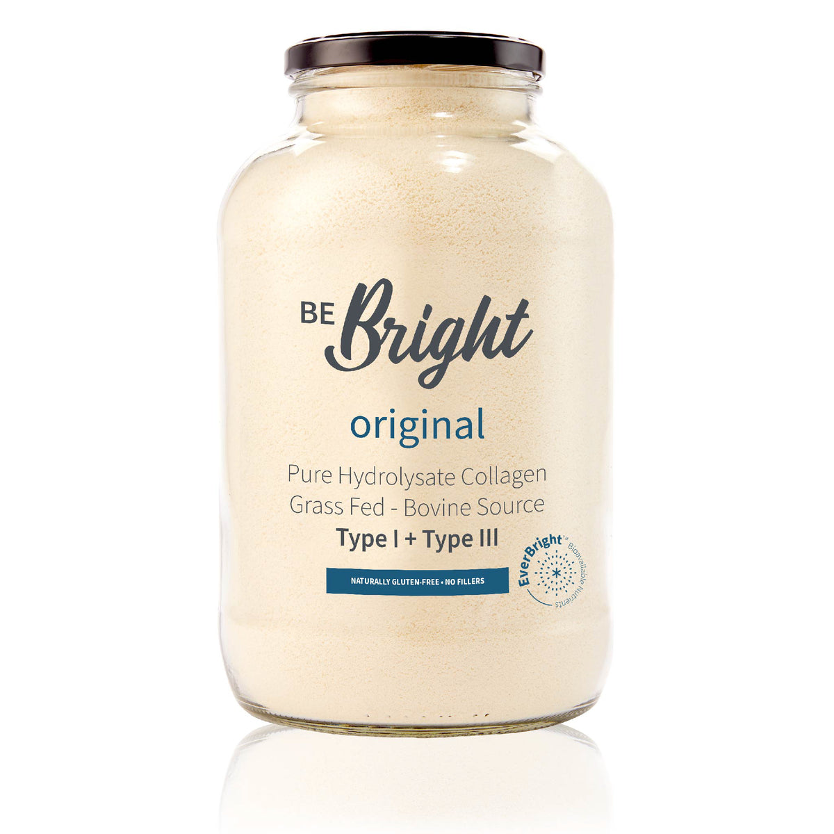 Buy 100% pure, hydrolyzed Collagen Powder - Be Bright