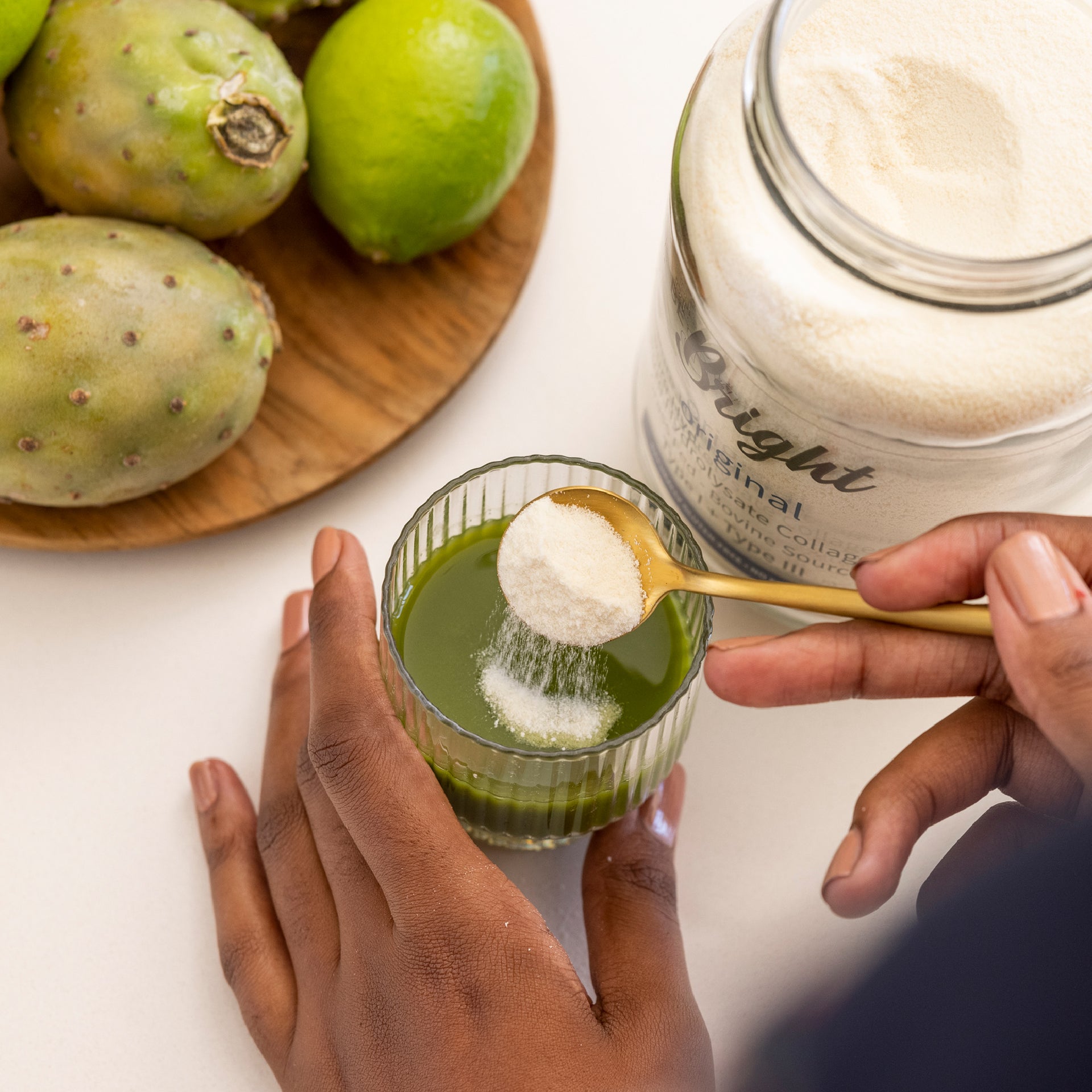 Buy 100% pure, hydrolyzed Collagen Powder - Be Bright